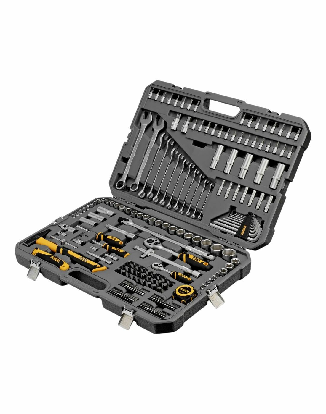 Набор инструментов в пластиковом кейсе 194 предмета Denzel (15806)