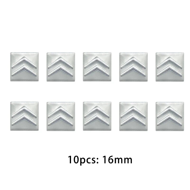 Алюминиевые 16 мм 5 шт./10 шт. наклейки с эмблемой ключа автомобиля для Citroen C1 C2 C3 16mm-10pc