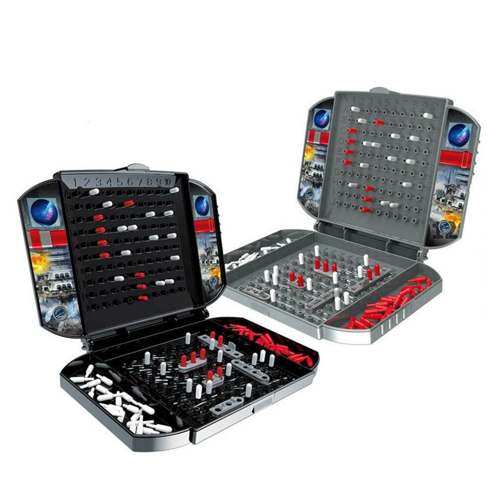 Настольная игра для детей и взрослых "Морской бой 1" (подарок мальчику, девочке, в дорогу) Десятое королевство