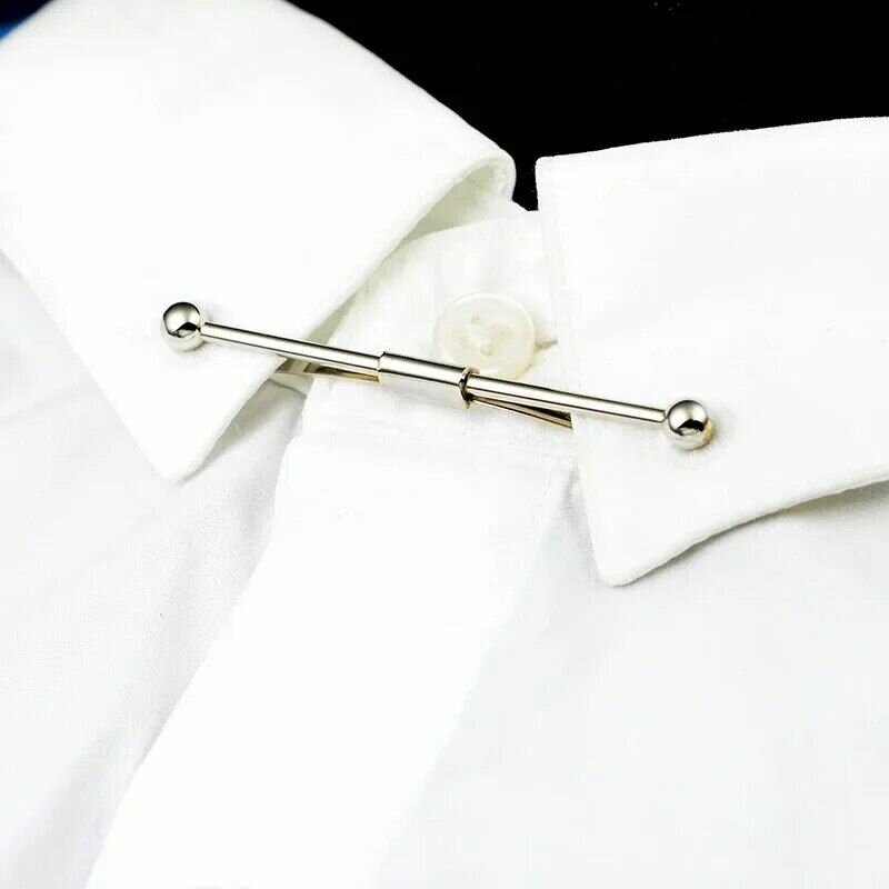 Перекрестный минималистский зажим для воротника рубашки