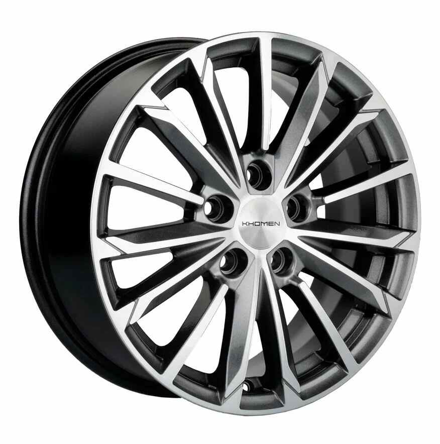 Диск Khomen KHW1612 ZV 16 Mazda 3/ix35 6.5*16 5*114.3 ET45 D67.1 SILVER-FP