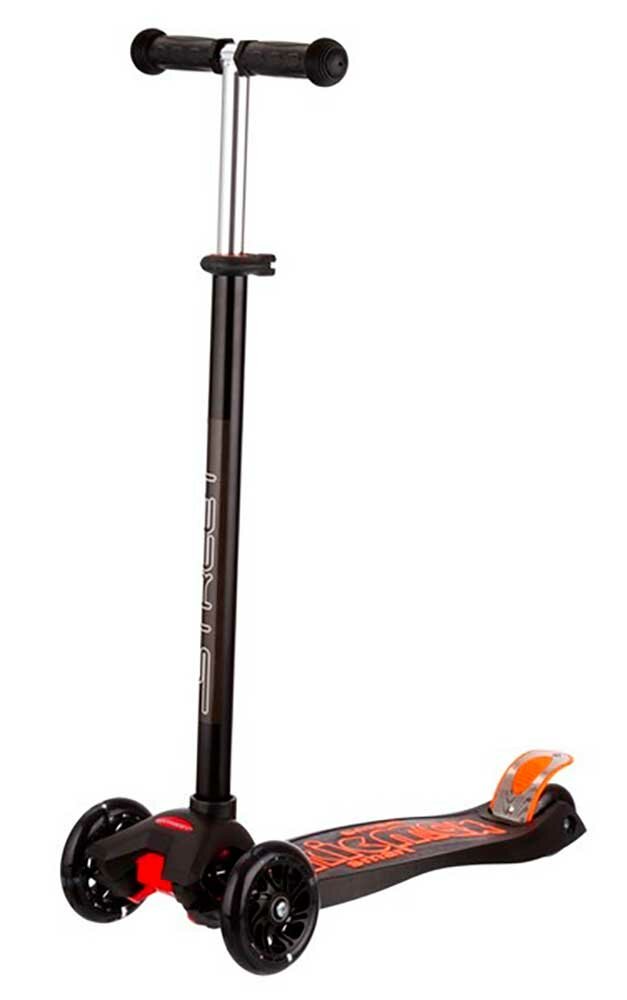 Самокат четырехколесный Slider колеса PU черный 58*23*90 см IT38BK