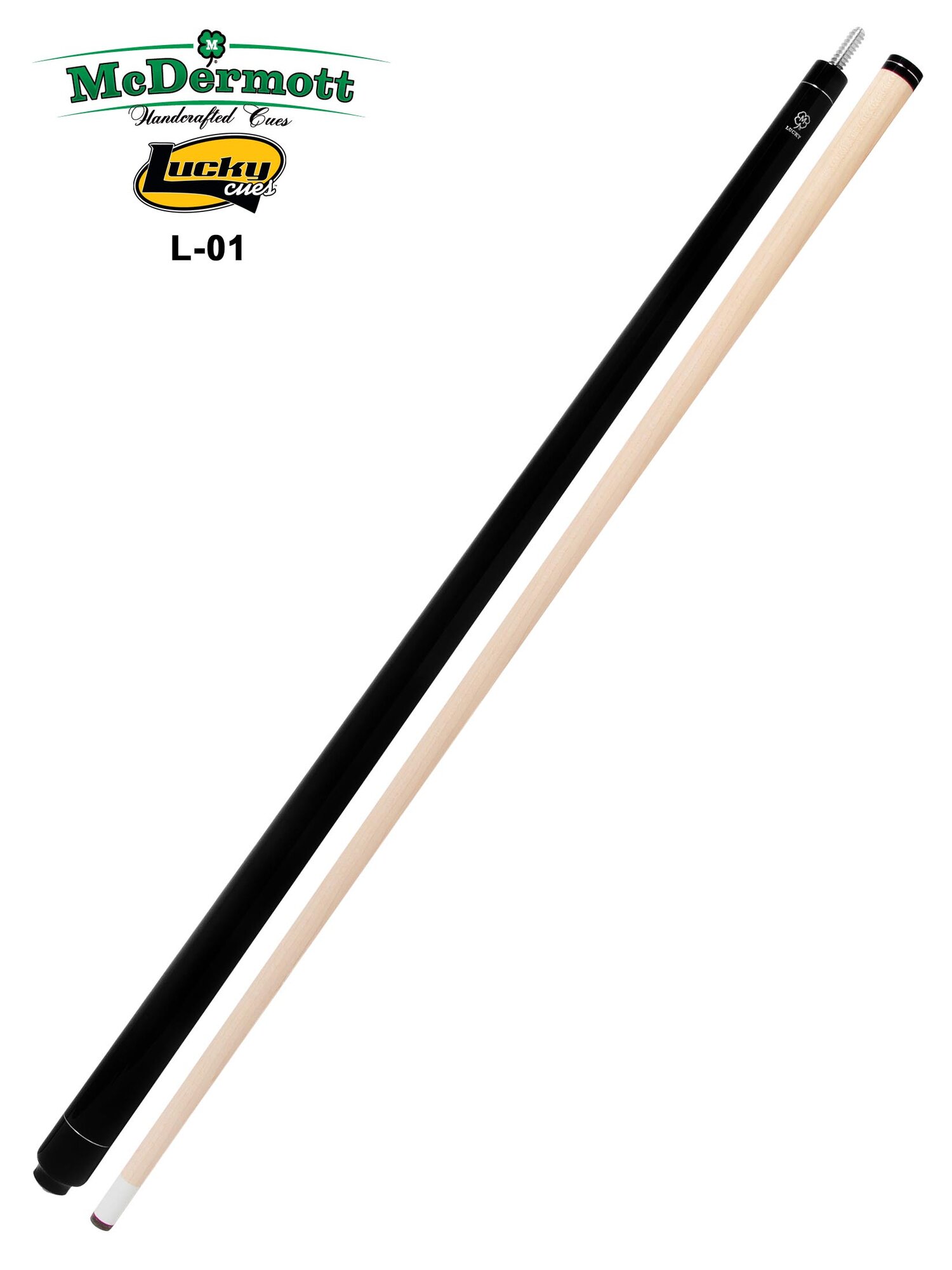 Кий бильярдный для американского пула McDermott Lucky L01, двухсоставный