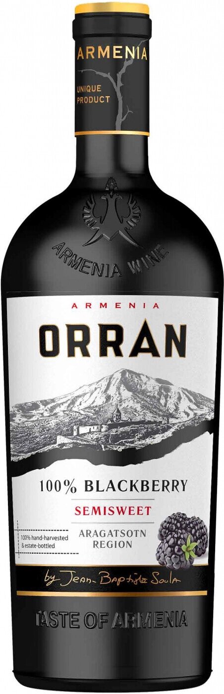 Винный напиток "Orran" Blackberry Semisweet