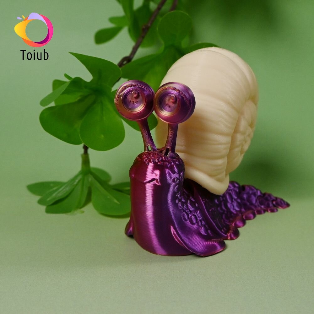 Напечатанная на 3D-принтере шарнирная модель улитки, антистрессовые игрушки