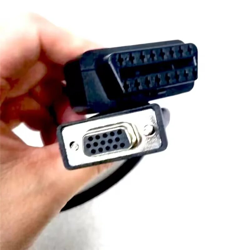 OBD2 15PIN на 16Pin для Launch X431 OBD кабель-адаптер преобразования автодиапазона основной кабель автомобильные инструменты 15 PIN 16-контактный