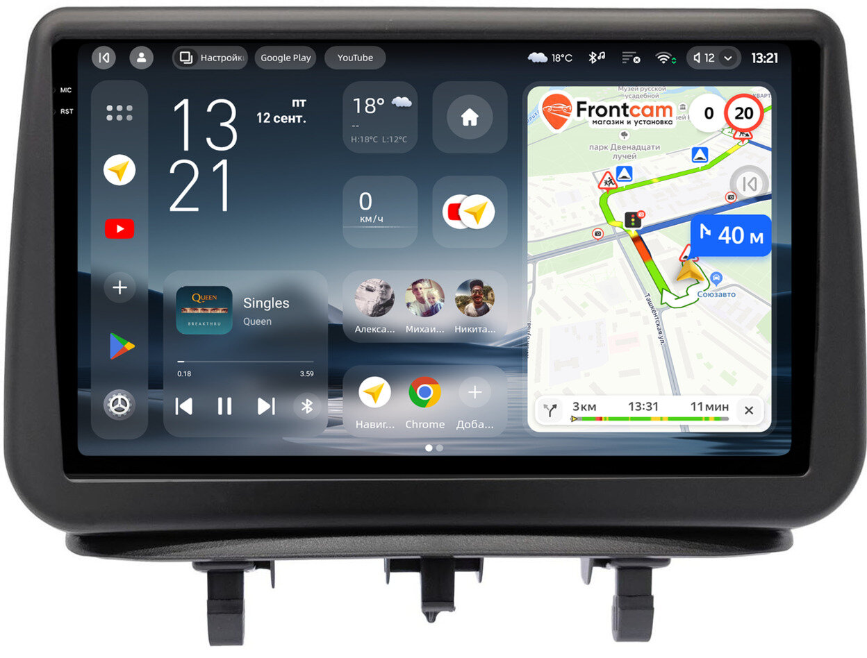 Штатная магнитола Teyes CC4 Pro 2K 12/256 9.5" RM-9-1455 Opel Meriva B 2010-2018 Android 13 (4G-SIM, DSP, QLed, AI)