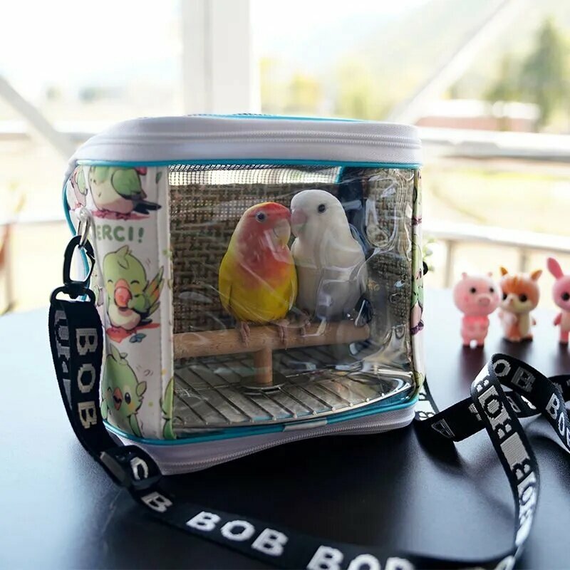 Портативный чехол для переноски домашних птиц из 4 частей