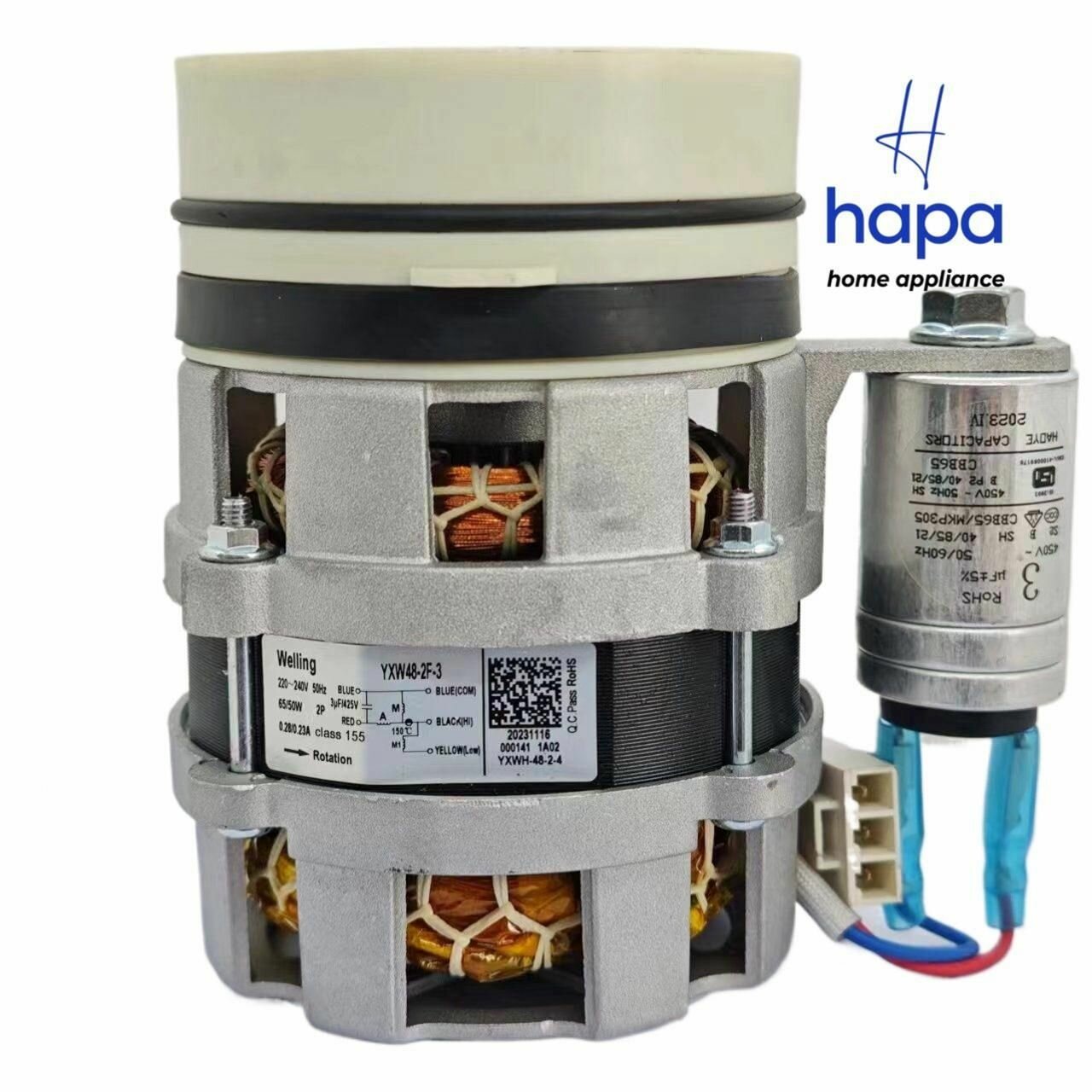 Совершенно новый YXW48-2F-3/YXW48-2F-3(L) 220V 65/48W Двигатель циркуляционный насос посудомоечной машины для Hansa Korting Gorenje MGV5121