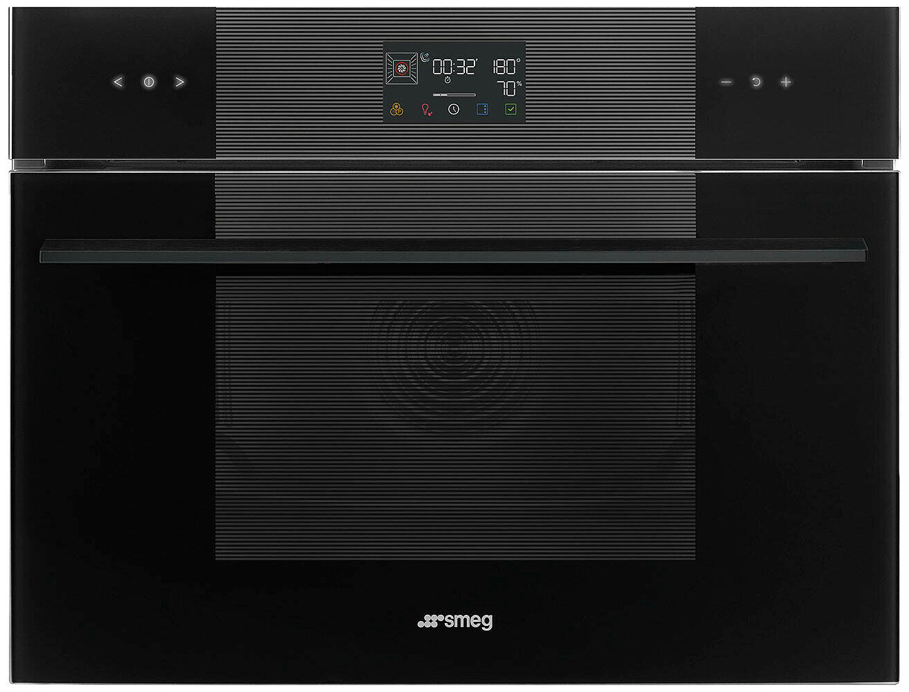 Электрический духовой шкаф Smeg SO4102S3B3 59 см, 41 л, гриль и конвекция, черный