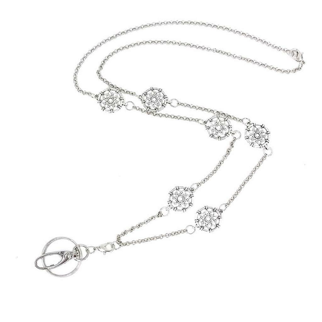 Модный цепочный шнурок для держателя карточек ключей металлическое ожерелье для женщин учителей