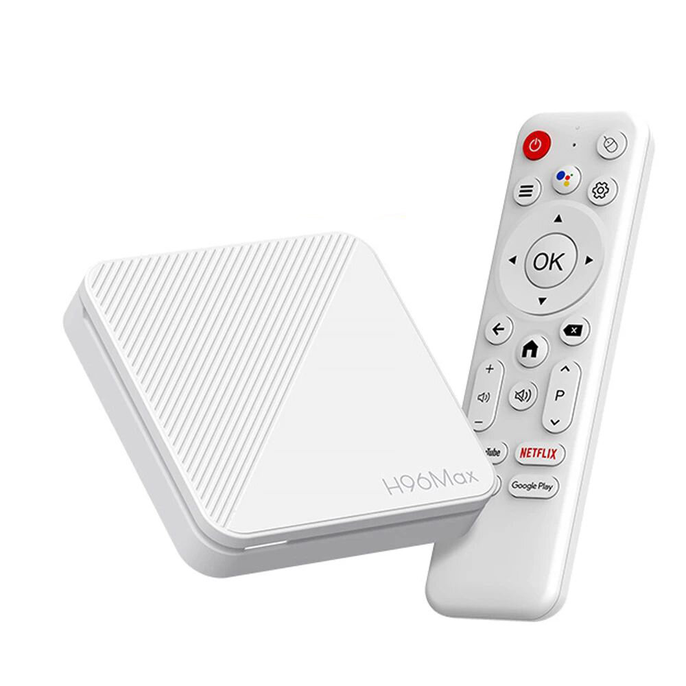 4K Android 14 TV Stick Set HDR10+ Top Box 2.4GHz + 5GHz Dual Mode WiFi 6 Bluetooth Media Player Support YouTube NETFLIX