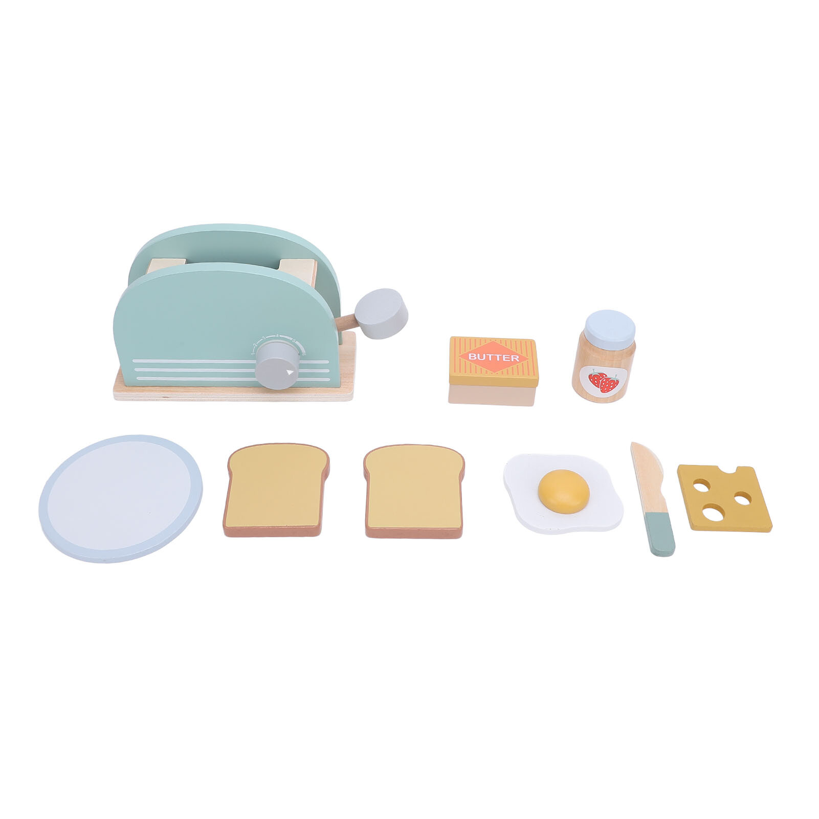 Деревянный игровой набор «Тостер», детский игровой набор аксессуаров для тостера, образовательная интерактивная игрушка для родителей и детей