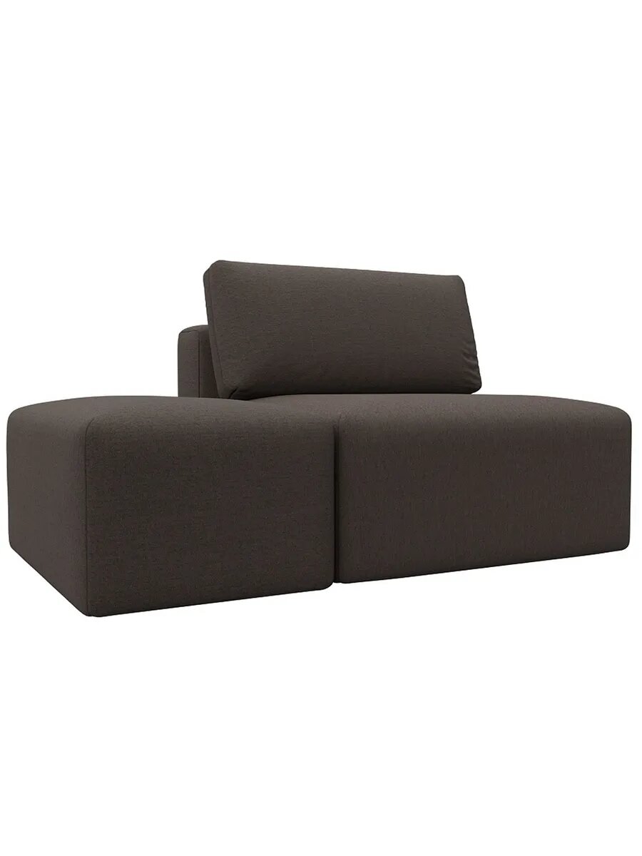 Модули диван и пуф из модульного набора Лего, с ящиком для белья, рогожка