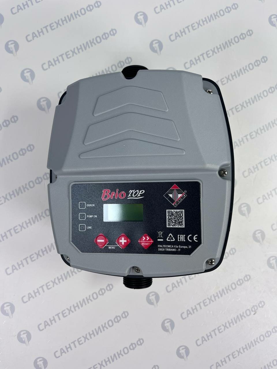 Регулятор давления для насоса Italtecnica BRIO TOP 2.0 230B 16A с цифровым дисплеем . Блок автоматики с дисплеем. B2.00M.1U.00