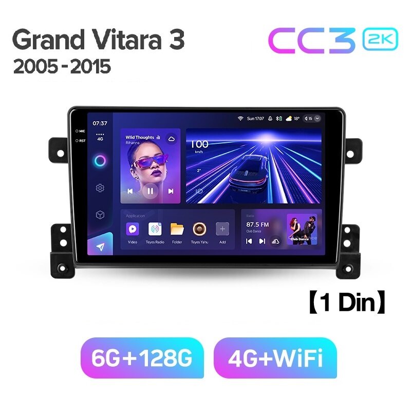 Магнитола TEYES SUZUKI GRAND VITARA 2005-2015 г. CC3 2K 6/128ГБ