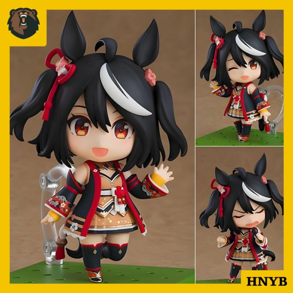 Фигурка Умамусуме: Красотка Дерби Китасан Блэк / Umamusume: Pretty Derby Kitasan Black Нендороид Подарок для фаната (10 см) 2468