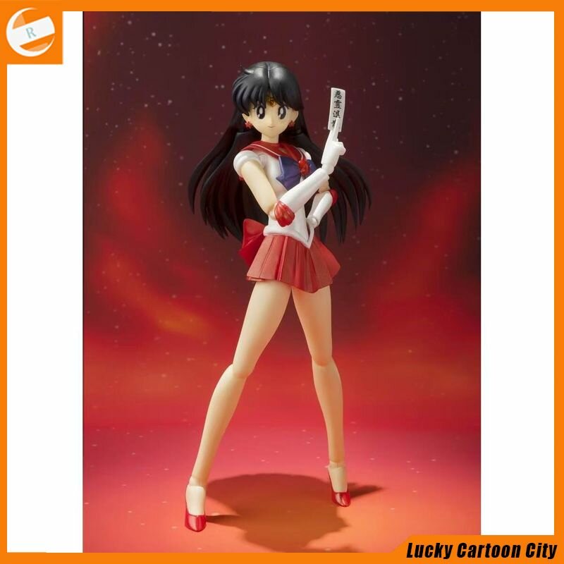 Аниме-модель Сейлор Мун Гимн Короля Минако Айно/S. H. Figuarts Sailor Moon Sailor Mars Hino Rei 15CM