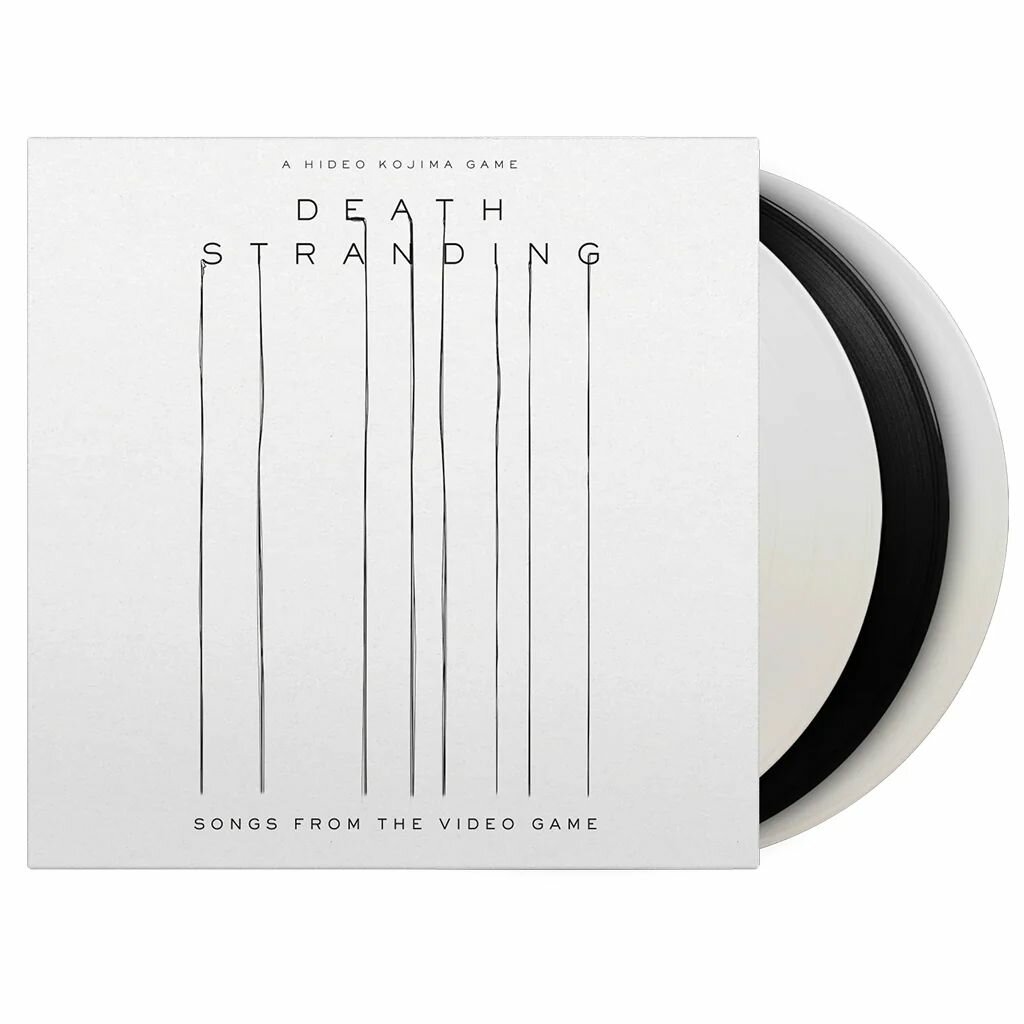 Death Stranding: Songs OST (2000шт в мире, White-Black, Numbered 3LP USA Limited) Белая и Черная, Ультра-Редкая, Пронумерованная Виниловая Пластинка, Саундтрек от Low Roar, Chvrches, Silent Poets