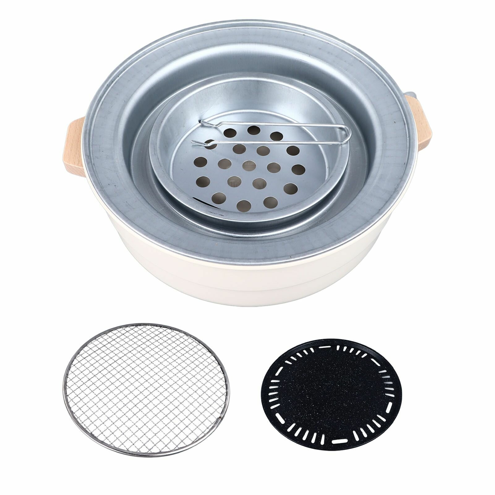 Компактный бездымный угольный гриль для пикников