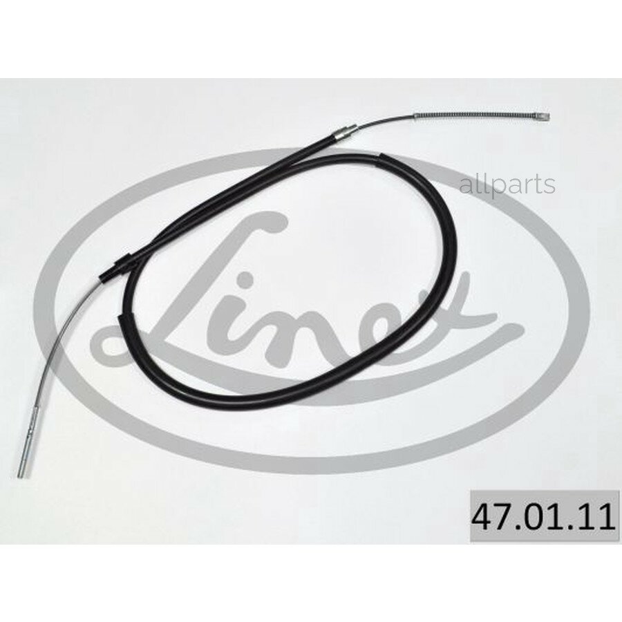 LINEX 47.01.11 Трос стояночного тормоза VW: GOLF 88-91