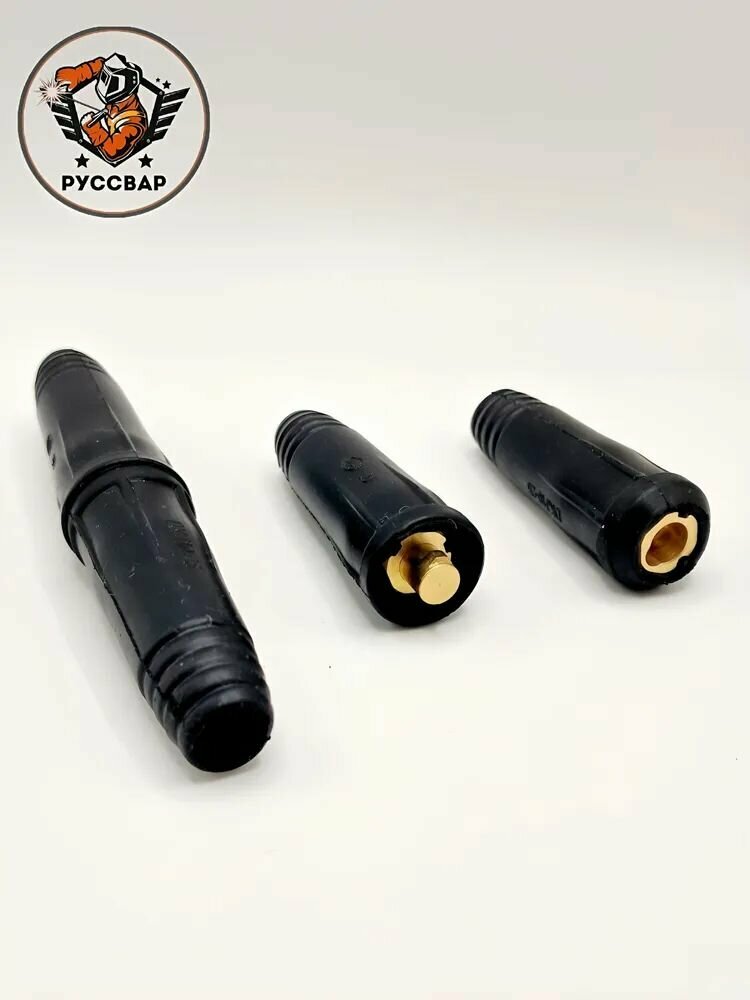 Штепсельный разъем СКР 10-25 штырьковый (байонет): вилка и розетка для силовых кабелей, надежное соединение