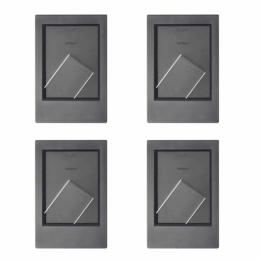1 комплект из 4 простых 3-дюймовых фоторамок polaroid small-Yaoye Black