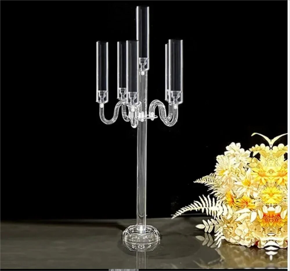 Акриловый многорукий подсвечник для свадьбы, Style A, 1 шт.