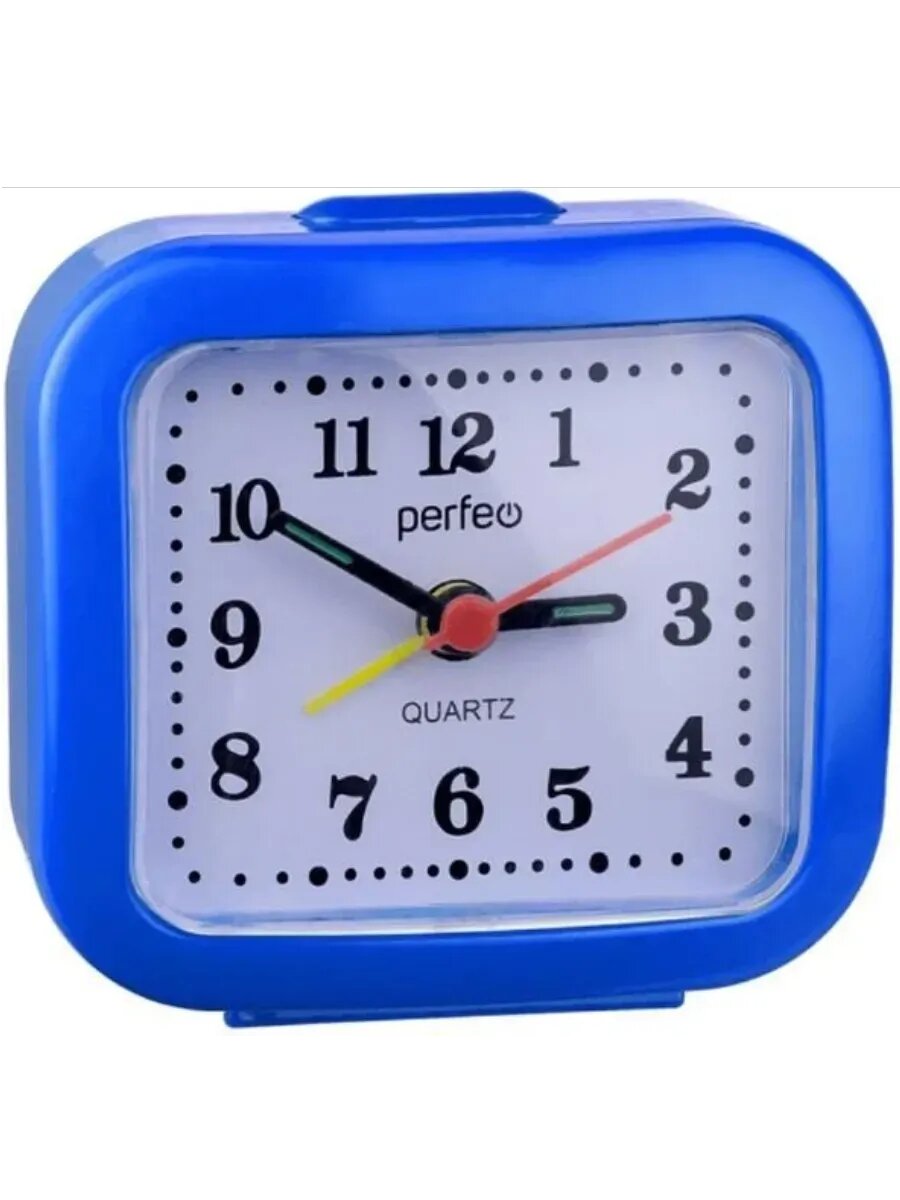 Часы настольные Quartz PF-TC-004 Blue PF_C3099 8х4 см