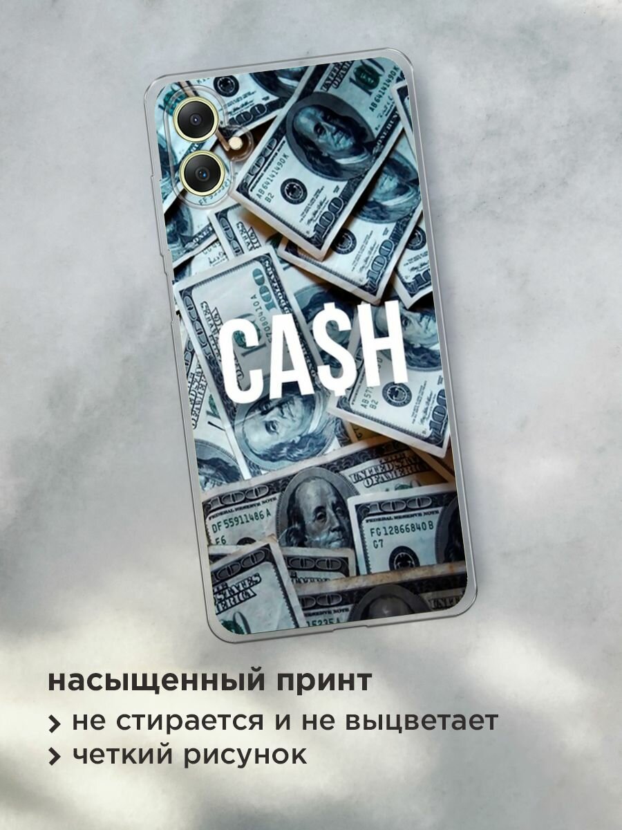 Чехол на Samsung Galaxy A06 / Самсунг Галакси А06 с принтом "Cash" — фото 1