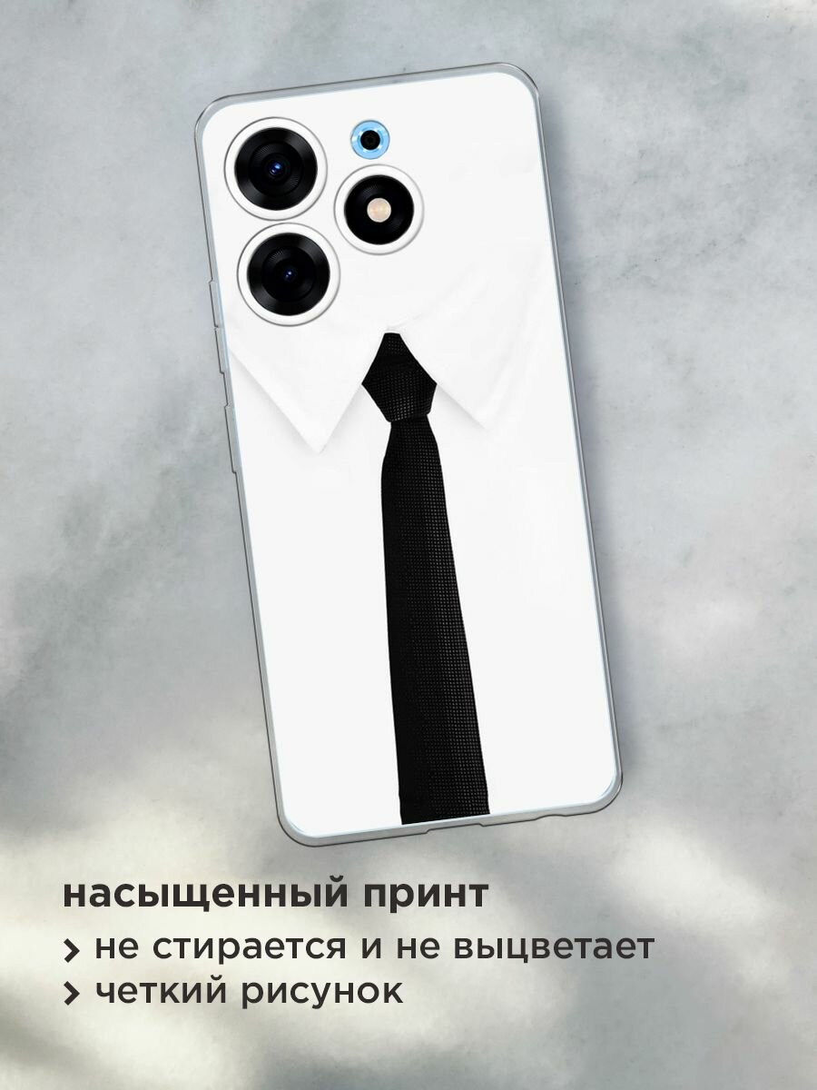 Чехол на Tecno Spark 10 Pro / Текно Спарк 10 Про с принтом "Галстук" — фото 1