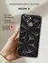 Чехол на Xiaomi Redmi 6 / Сяоми Редми 6 с принтом "Черные полигоны"