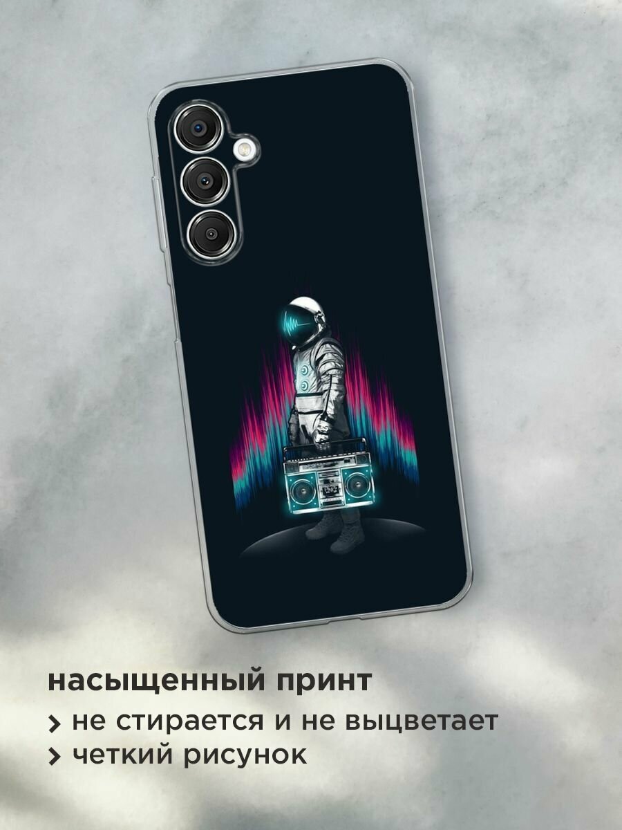 Чехол на Samsung Galaxy A16 / Самсунг А16 с принтом "Космическая вечеринка" — фото 1