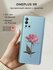 Чехол на OnePlus 9R / ВанПлас 9R с принтом "Меланхоличная роза", прозрачный
