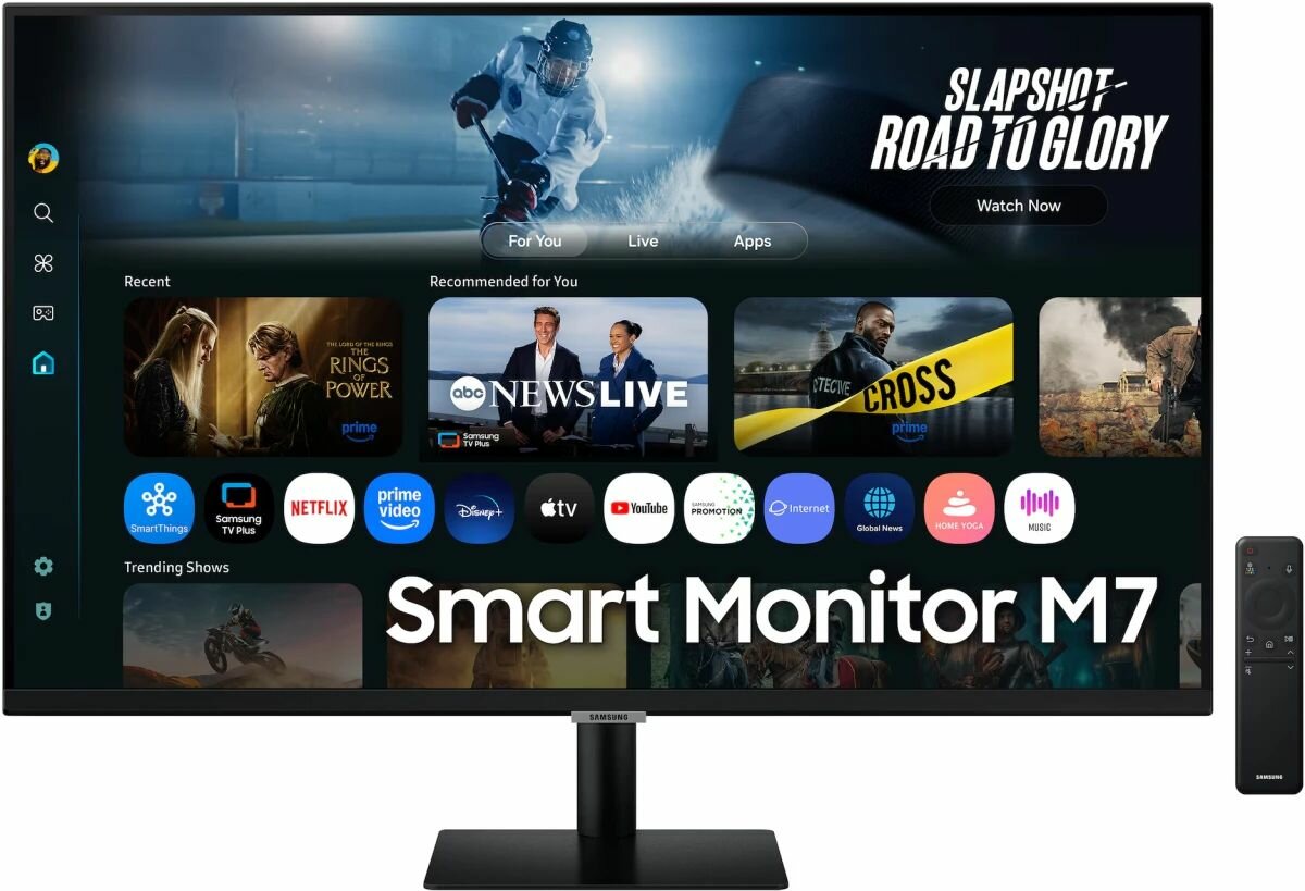 Монитор Samsung Smart M7 S32FM702UIXCI (LS32FM702UIXCI), черный