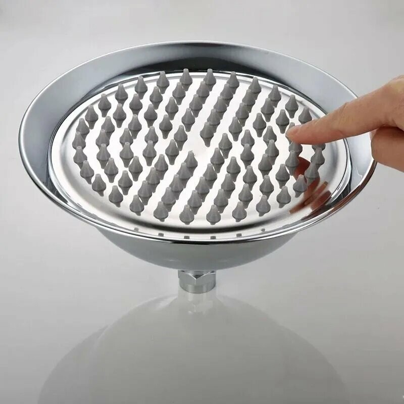 Старинная насадка для душа высокого давления, роскошный дизайн, регулируемая и сменная насадка для душа (8 дюймов)