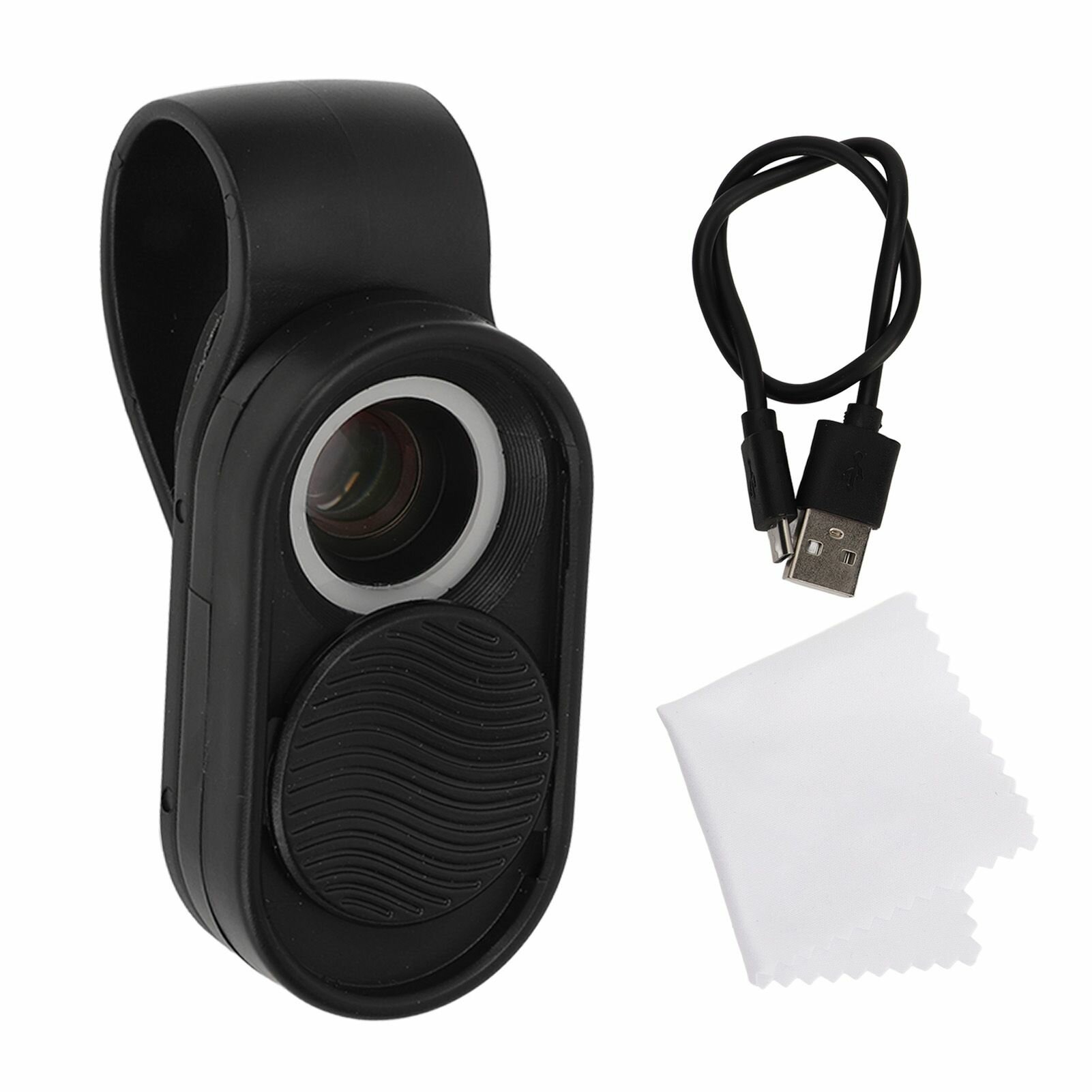 100-кратный карманный микроскоп с универсальным зажимом для всех смартфонов. Портативная микролупа с ультрапрозрачным увеличительным стеклом. Микроскоп для мобильных телефонов.