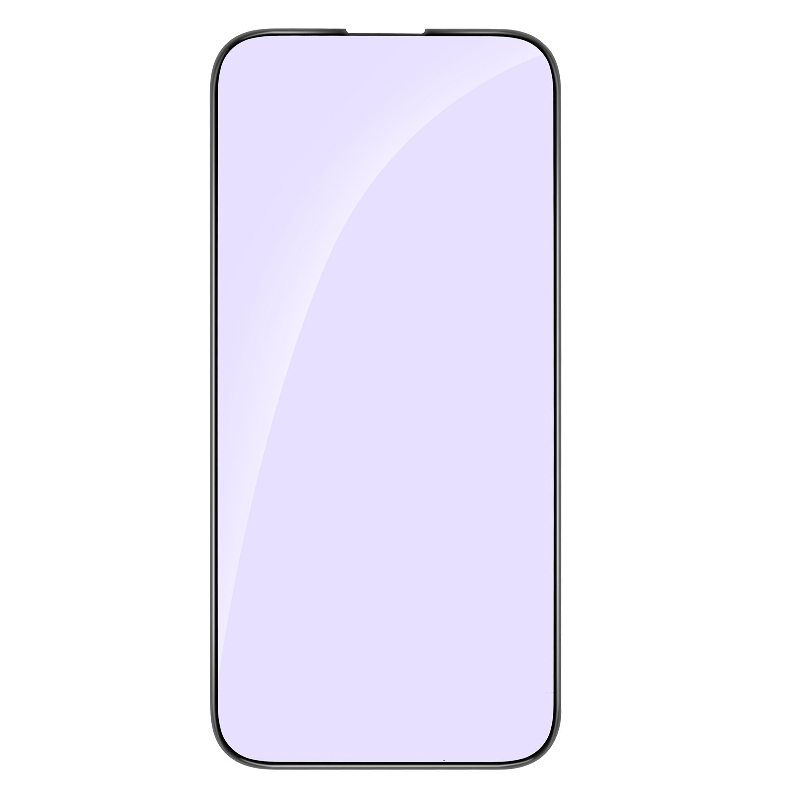 Защитное стекло для экрана с фильтром от синего света Ultra Clear Tempered Glass Full Coverage совместимое с 15 Pro Max 6.7 дюймов, в комплект входят 1 мобильная пленка и 1 вспомогательный набор, материал стекло toughened, размер упаковки