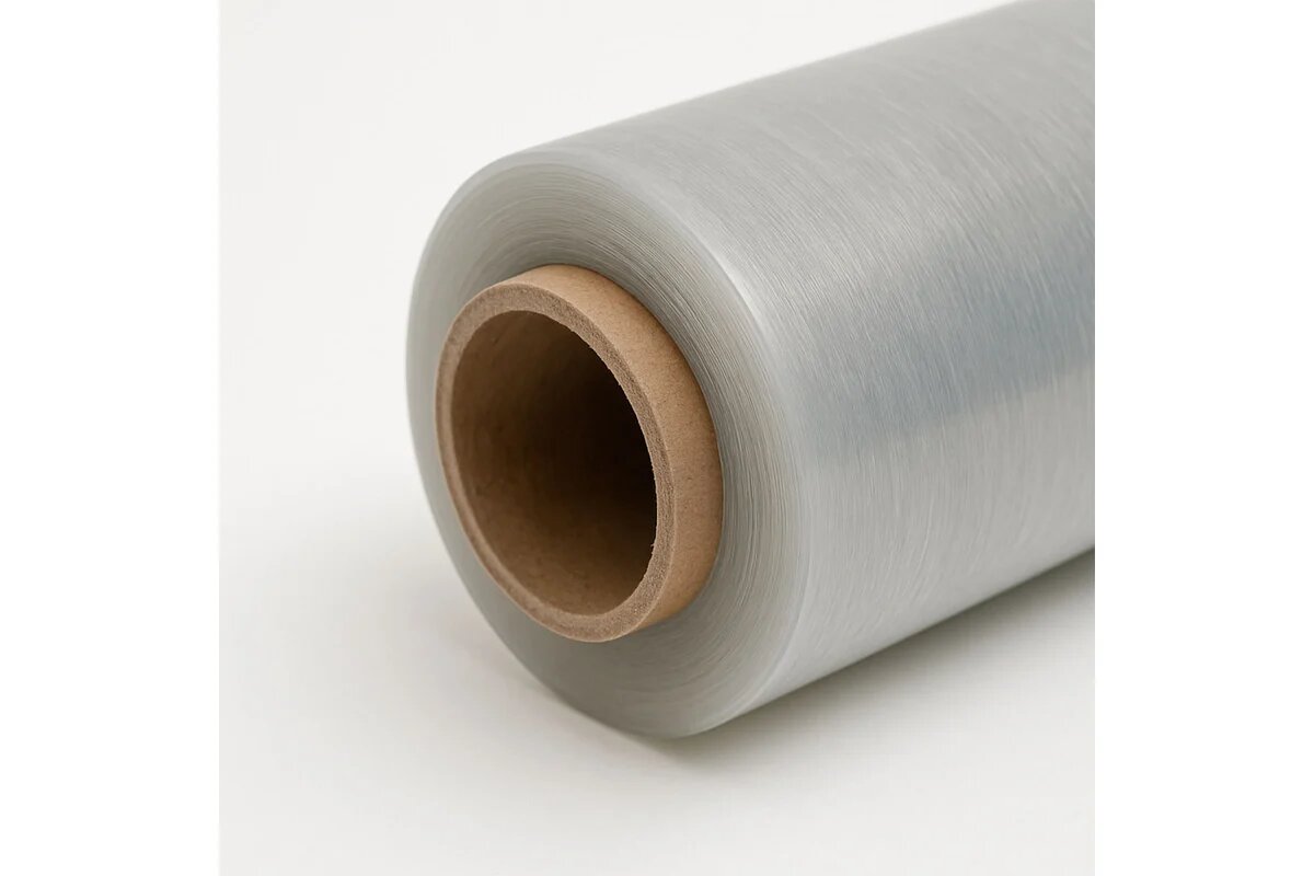 Пласт империал вторичная прозрачная стрейч пленка 2,0 кг s2pr20s1 для упаковки и хранения