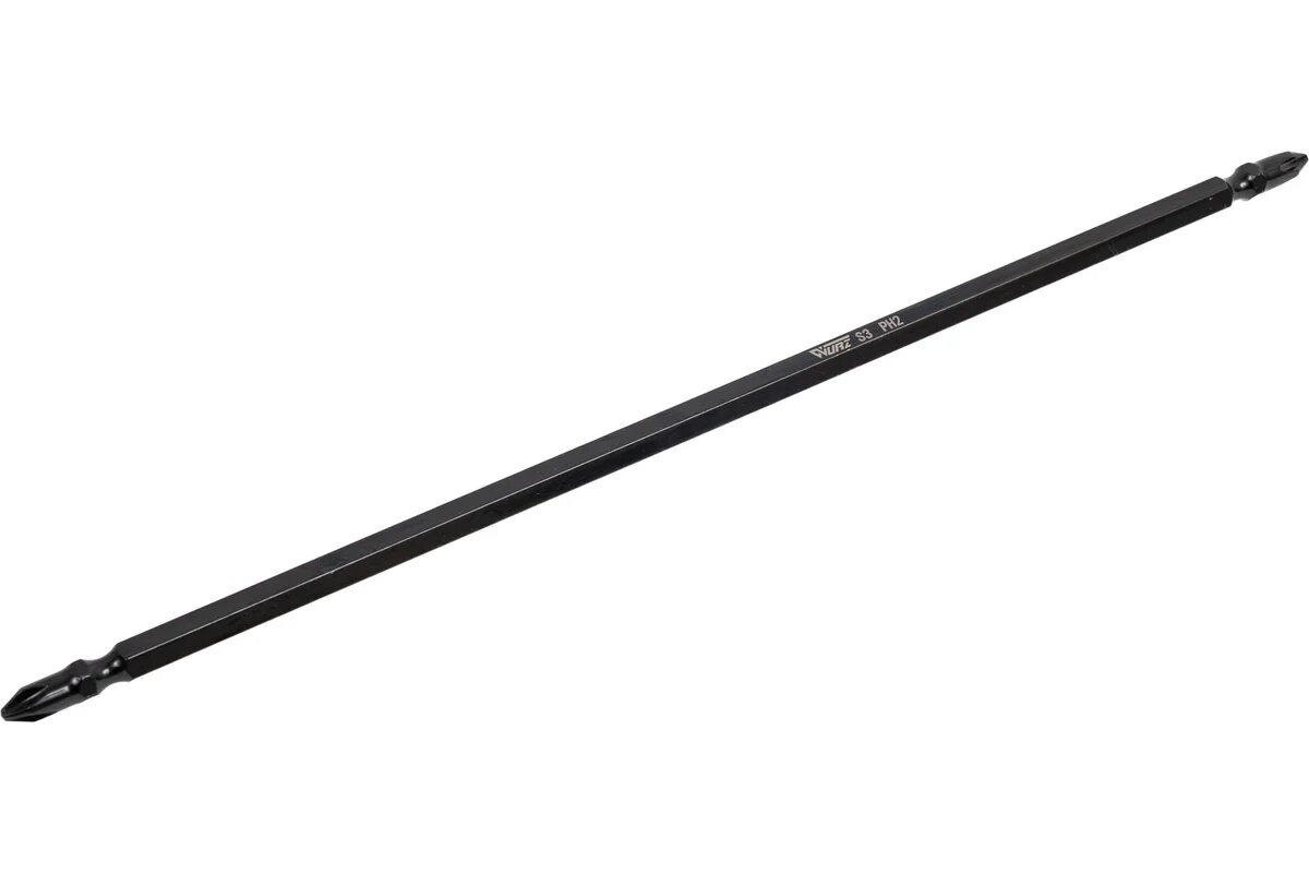 WURZ 4500 двусторонняя бита PH2 250 мм S3 1 шт для сборки мебели