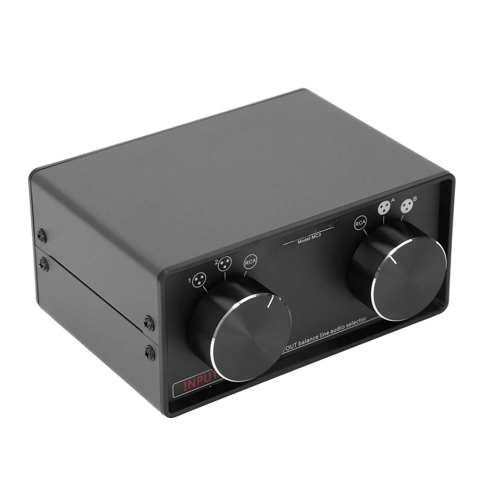 Пассивный стереоконвертер 3 в 3 для усилителей звука, алюминиевый корпус, эффективное шумоподавление