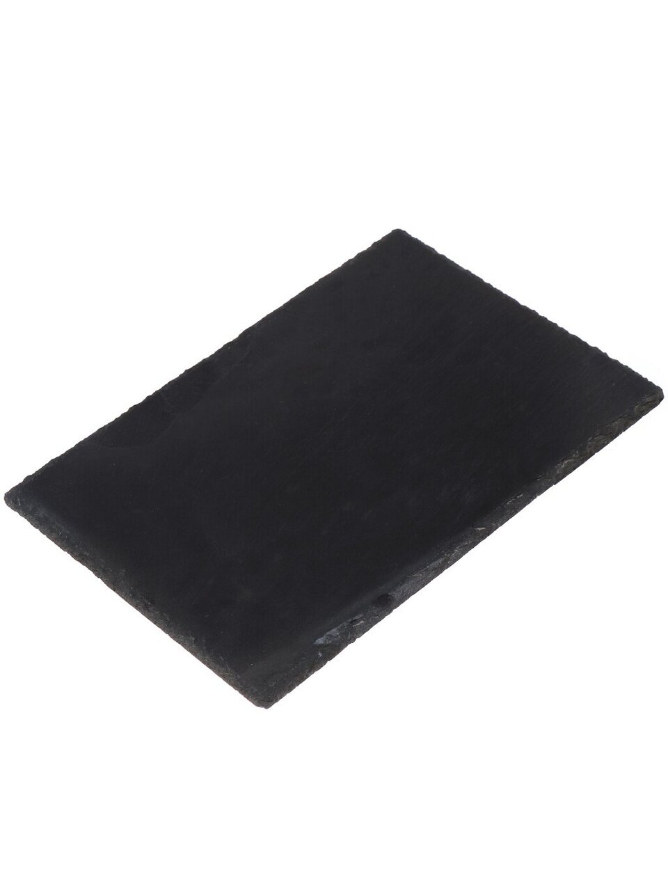 Блюдо камень, прямоугольное, 20х30 см, черное, Черный камень, Y4-3206