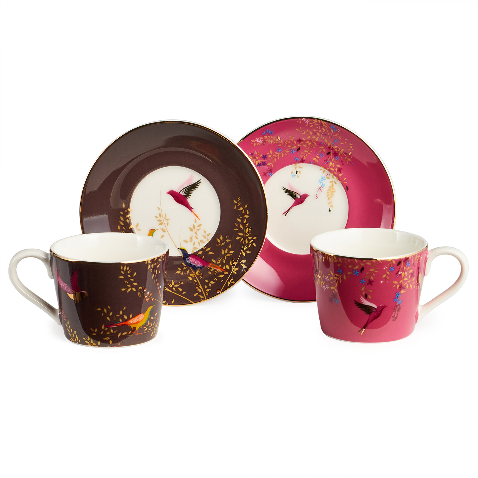 Набор кофейных пар Lefard golden birds