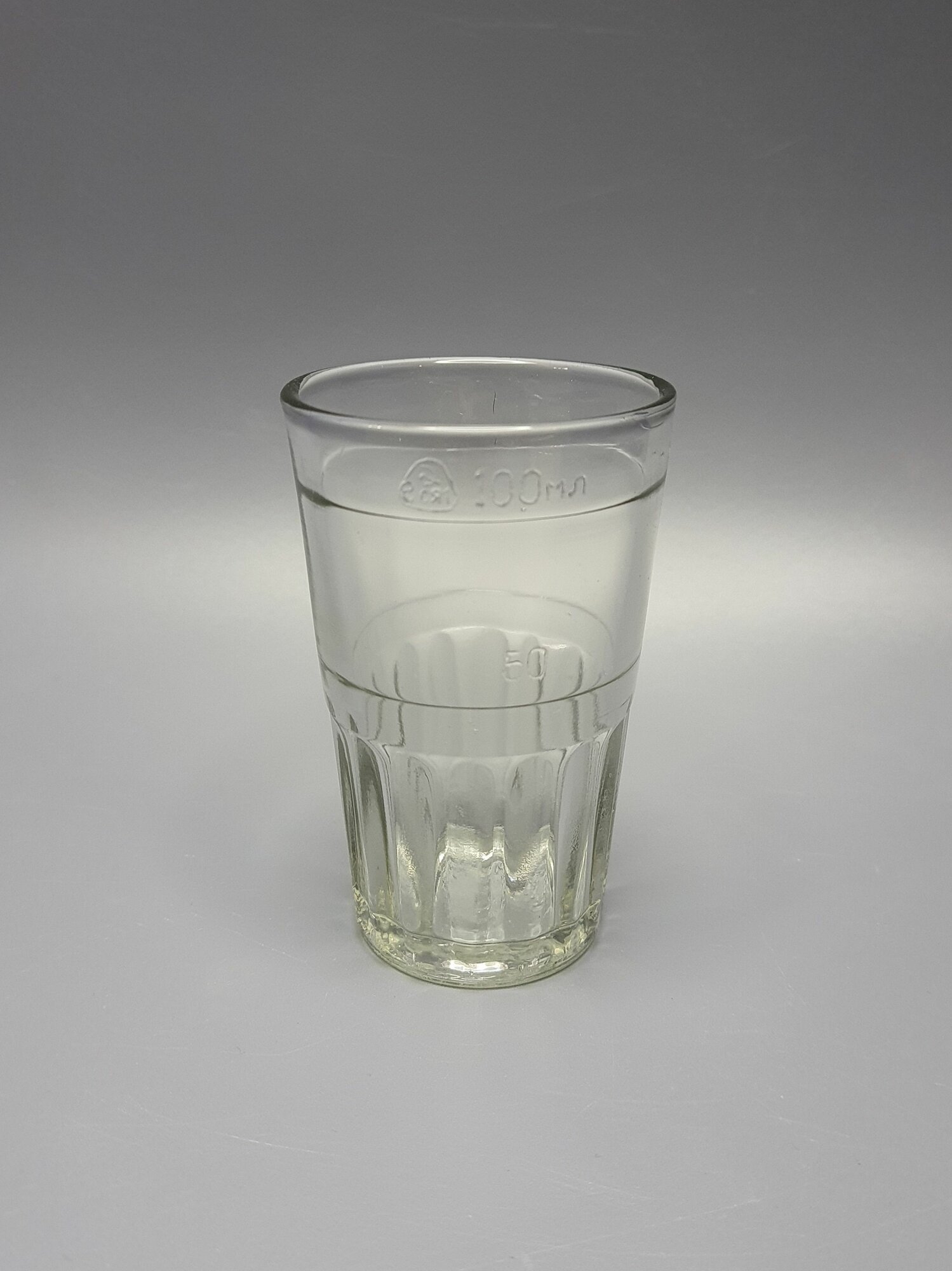 Винтажный мерный стакан 100/50 мл, САЗ, СССР 70е