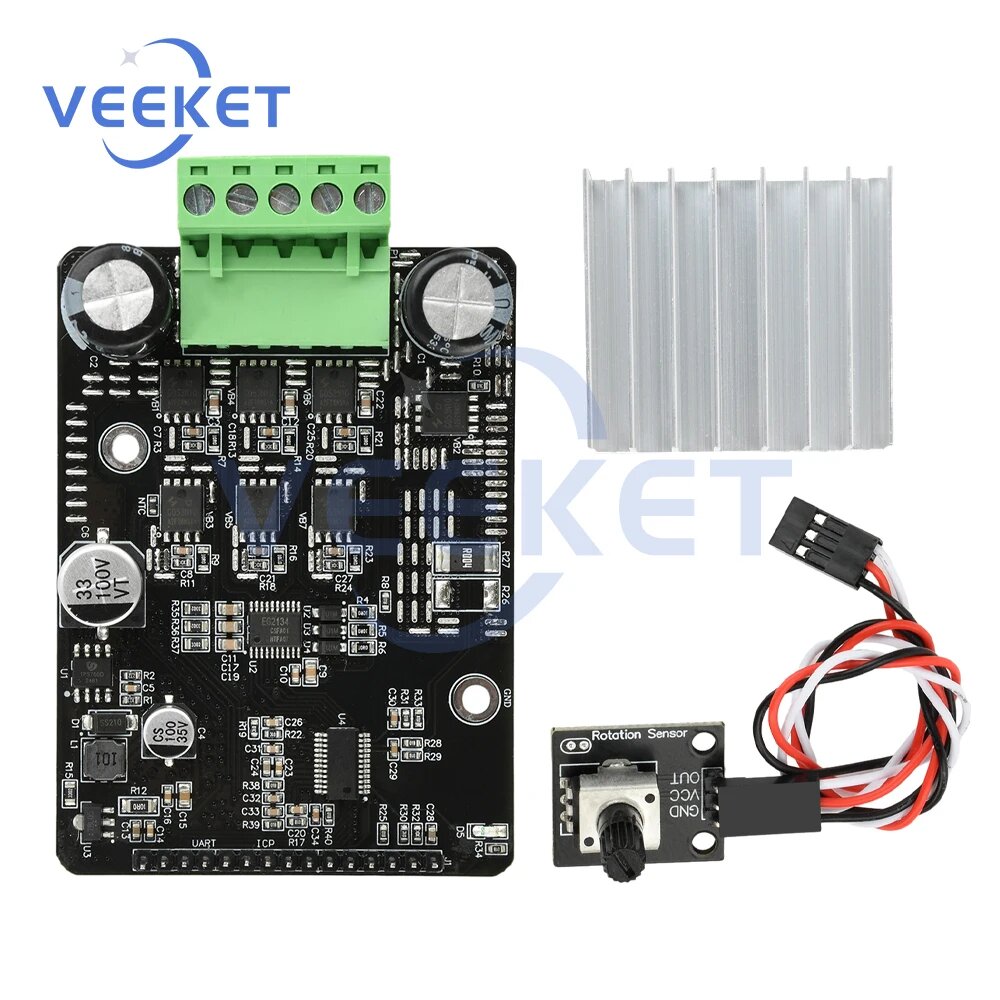 Diymore DC6-80V BLDC трехфазный контроллер двигателя 1600 Вт 50 А