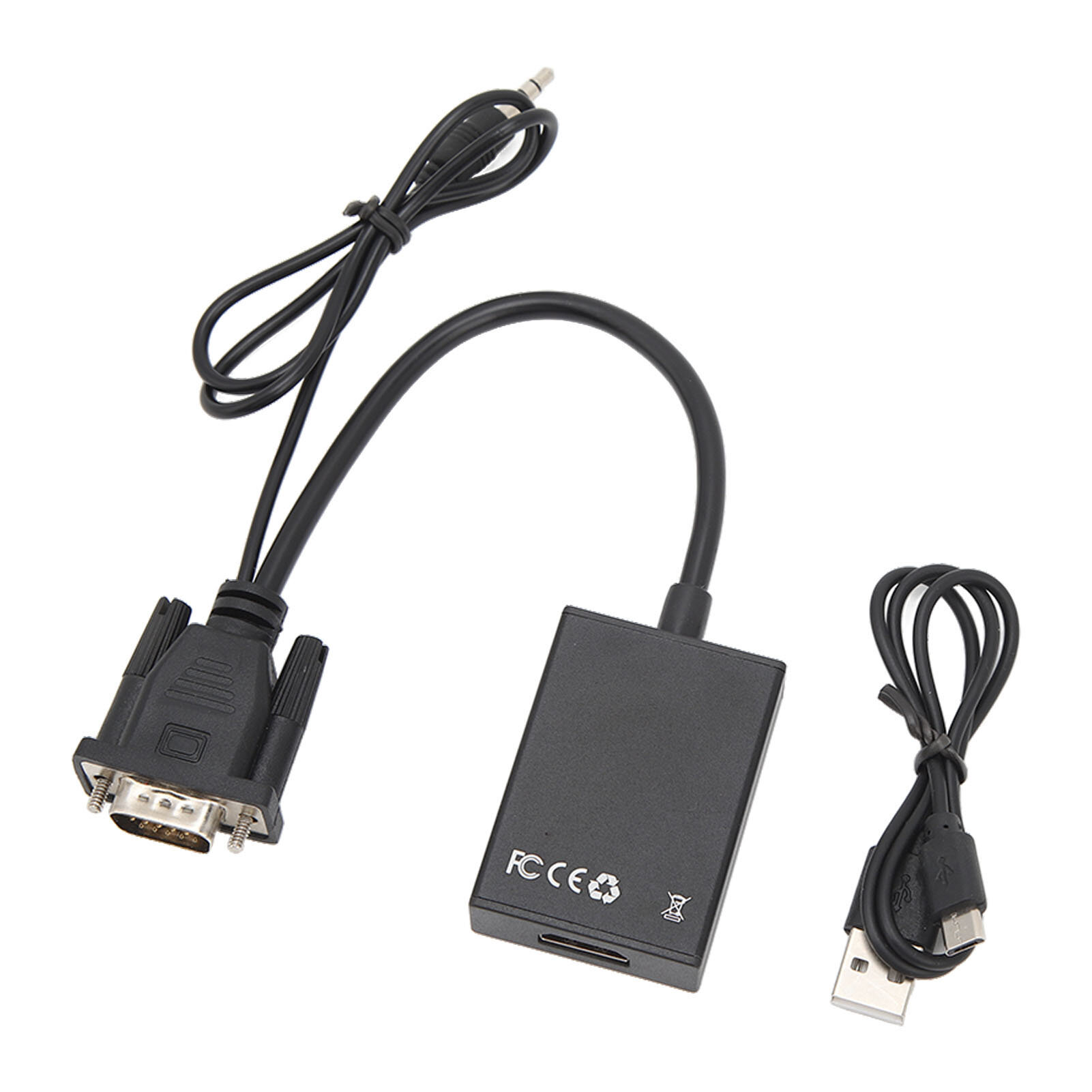 HD Media Interface к VGA Adapter 1080P High Definement Media Interface к конвертеру кабеля VGA для компьютерного настольного ноутбука Проектор ПК -монитор