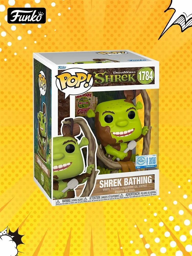 Фигурка Funko Pop "Шрек в ванной", развивающая, коллекционная