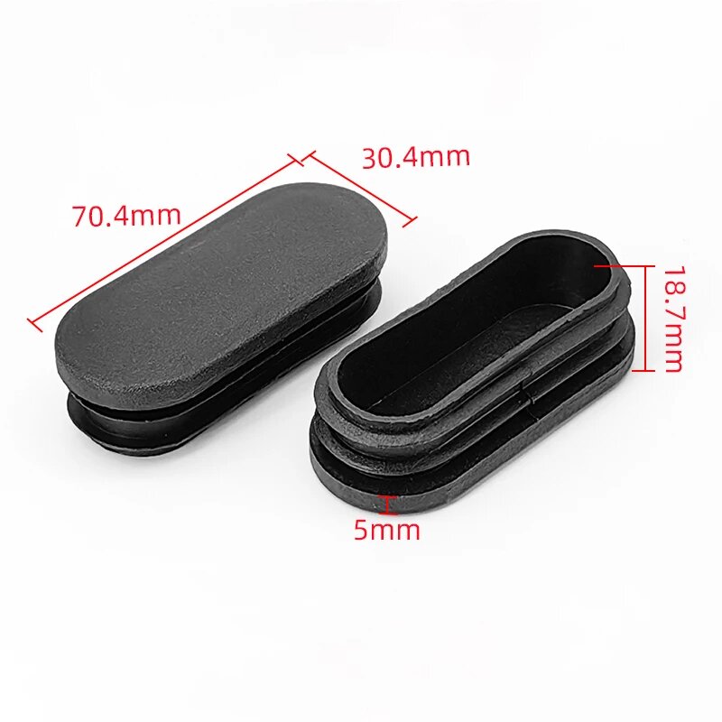 10 мм-120 мм мебельный стол, наконечник для ног, стулья, ножки, защитная крышка, эллиптические винтовые колпачки, заглушка для труб, защитная крышка отверстия для трубки