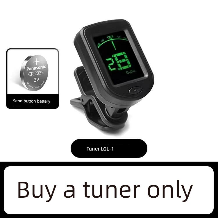 Тюнер-капо для гитары, универсальный автоматический электронный тюнер для укулеле и скрипки, простой в использовании