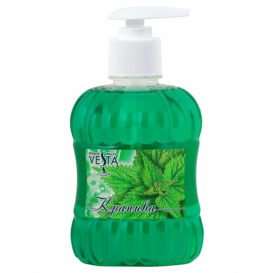 Мыло жидкое Vesta Крапива с дозатором 315 мл